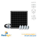 Redilight Solar Powered Lighting System and Skylight Alternative